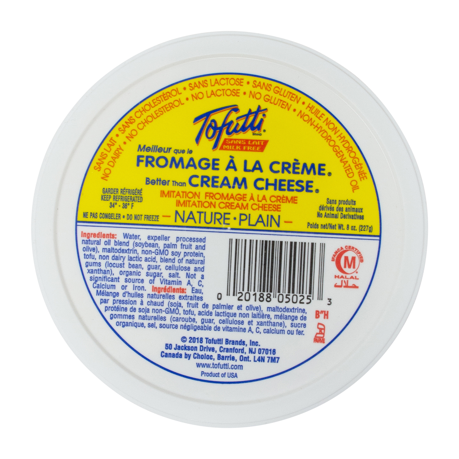 Buy Tofutti Dairy Free Cream Cheese Spread Plain 227 g | FreshCo