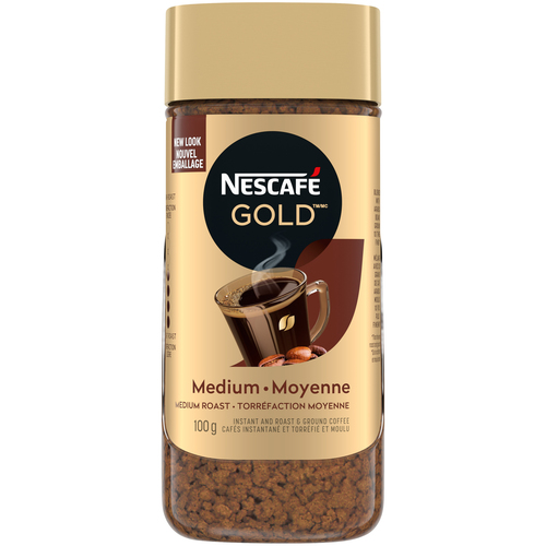 Buy Nescafe Gold Roast & Ground Coffee Premium Instant Medium 100 g ...