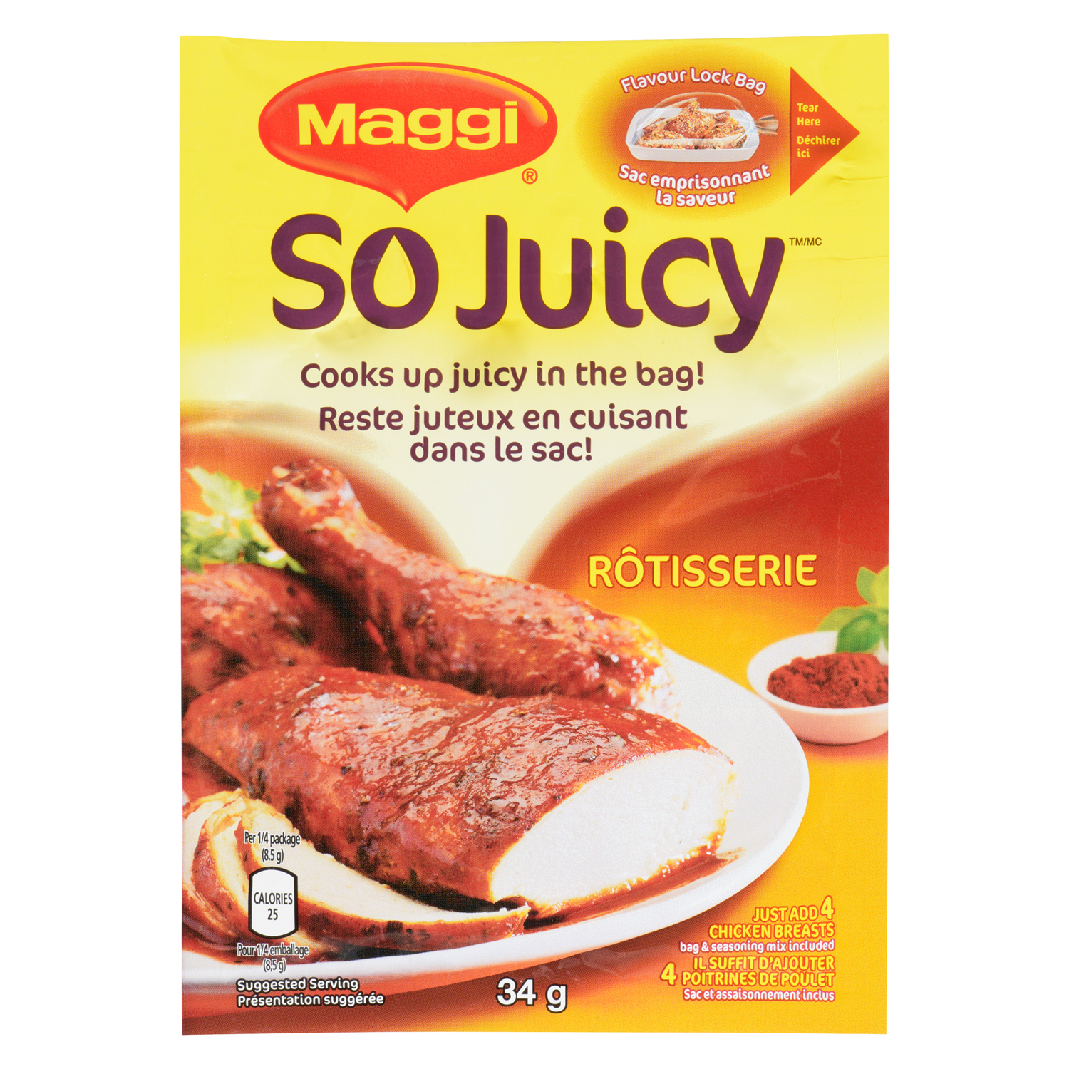 Buy Maggi Seasoning Mix So Juicy Chicken Paprika Flavour 34 g | FreshCo