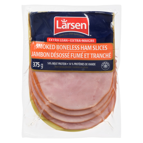 Buy Larsen Extra Lean Smoked Boneless Ham Slices 375 g | Sobeys Inc.