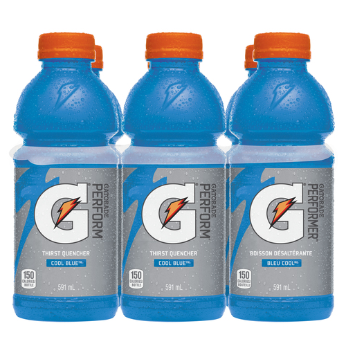 Buy Gatorade Sports Drink Cool Blue Raspberry 6 x 591 ml (bottles ...