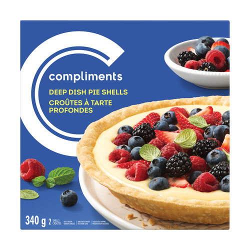 Buy Compliments Deep Dish Pie Shells 9-Inch 340 g (frozen) | Sobeys Inc.