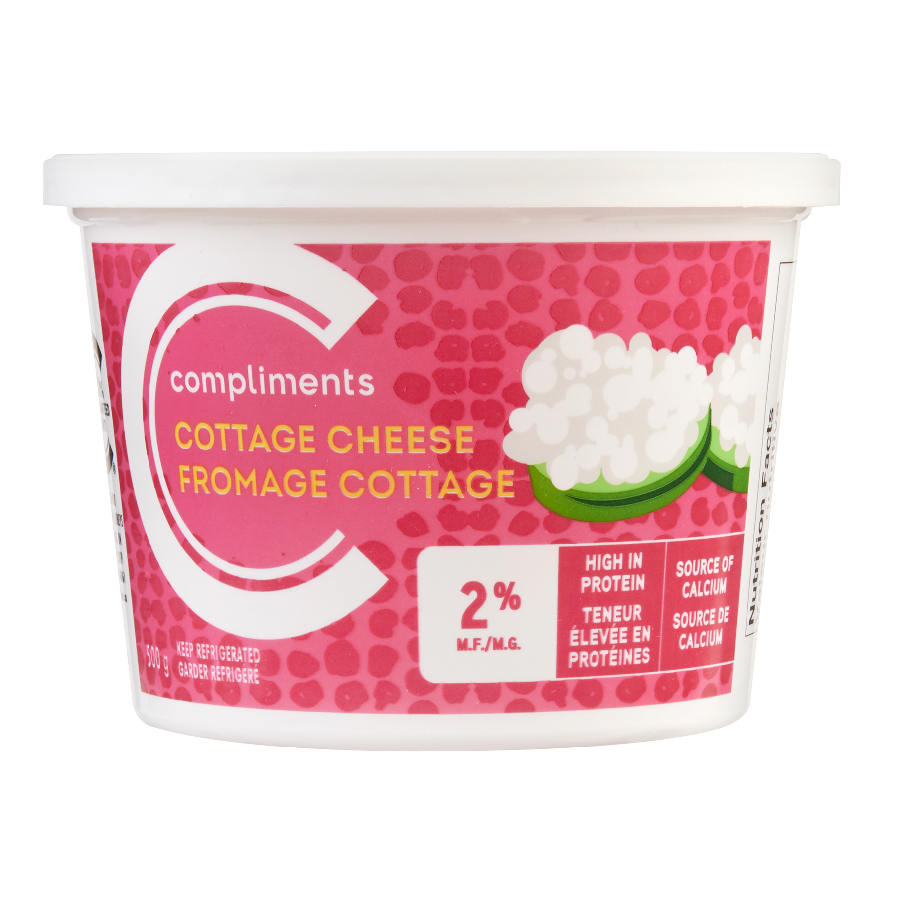 Buy Compliments 2% Cottage Cheese 500 g | Sobeys Inc.