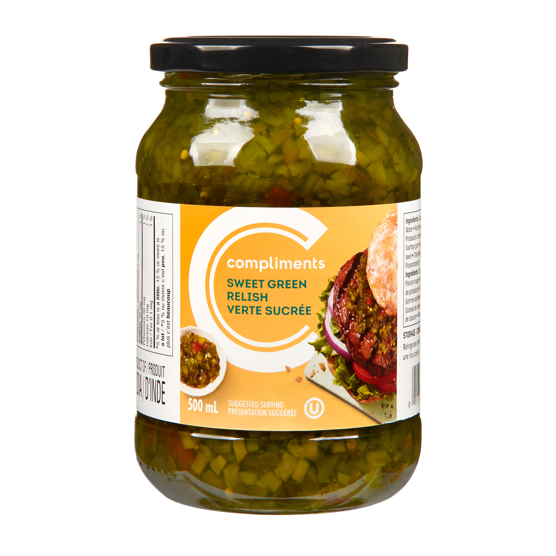 Buy Compliments Relish Sweet Green 500 ml | Safeway Canada