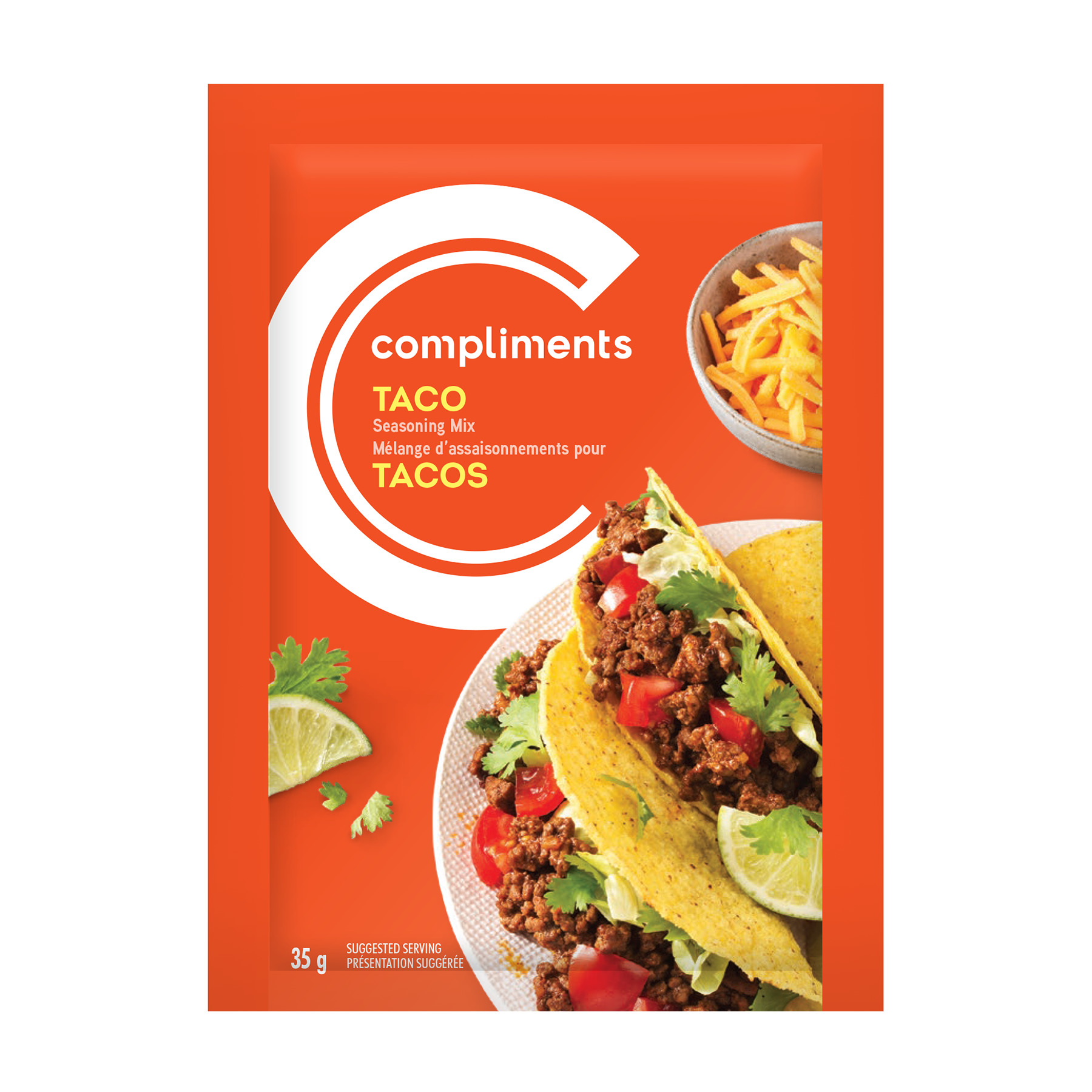 Buy Compliments Taco Seasoning Mix 35 g | Sobeys Inc.