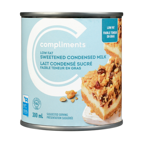 Buy Compliments Low Fat Sweetened Condensed Milk 300 ml | Sobeys Inc.