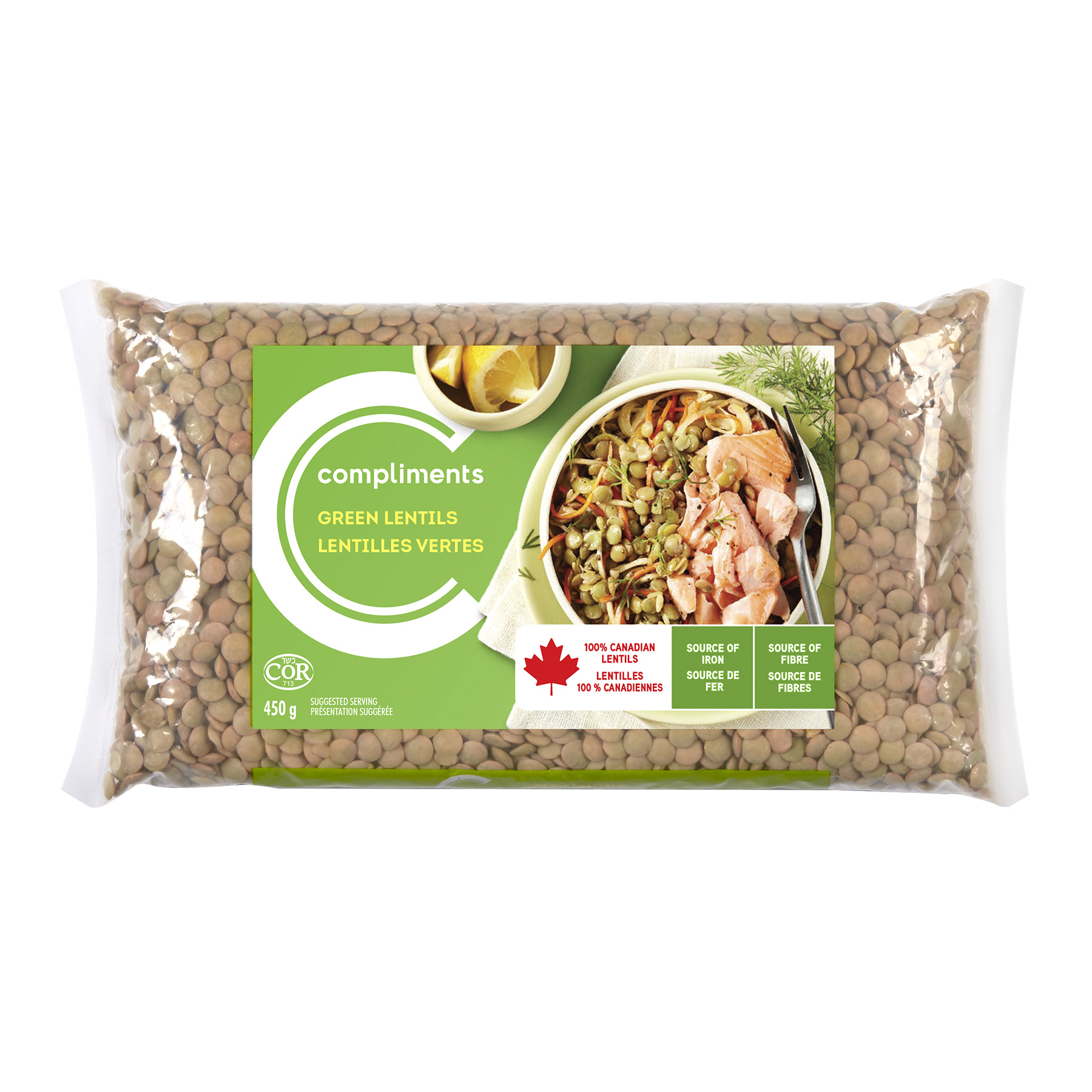Buy Compliments Lentils Green 450 g | Sobeys Inc.
