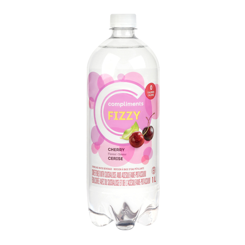 Buy Compliments Sparkling Water Fizzy Diet Cherry 1 L (bottle) | Sobeys ...