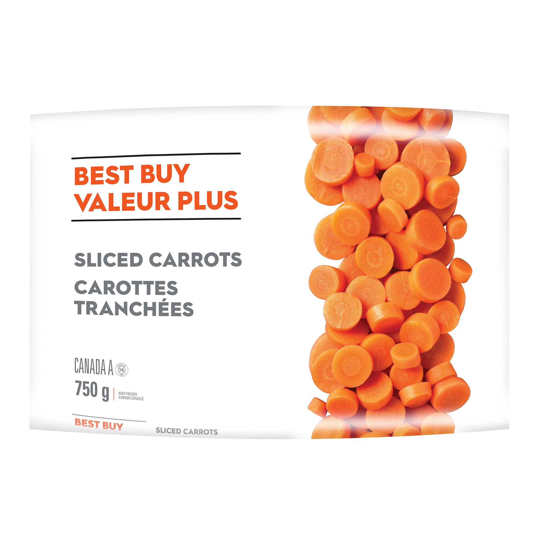 Buy Best Buy Frozen Sliced Carrots 750 g | Safeway Canada