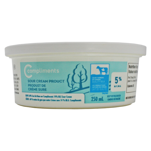 Buy Compliments 5% Sour Cream Light 250 ml | Safeway Canada