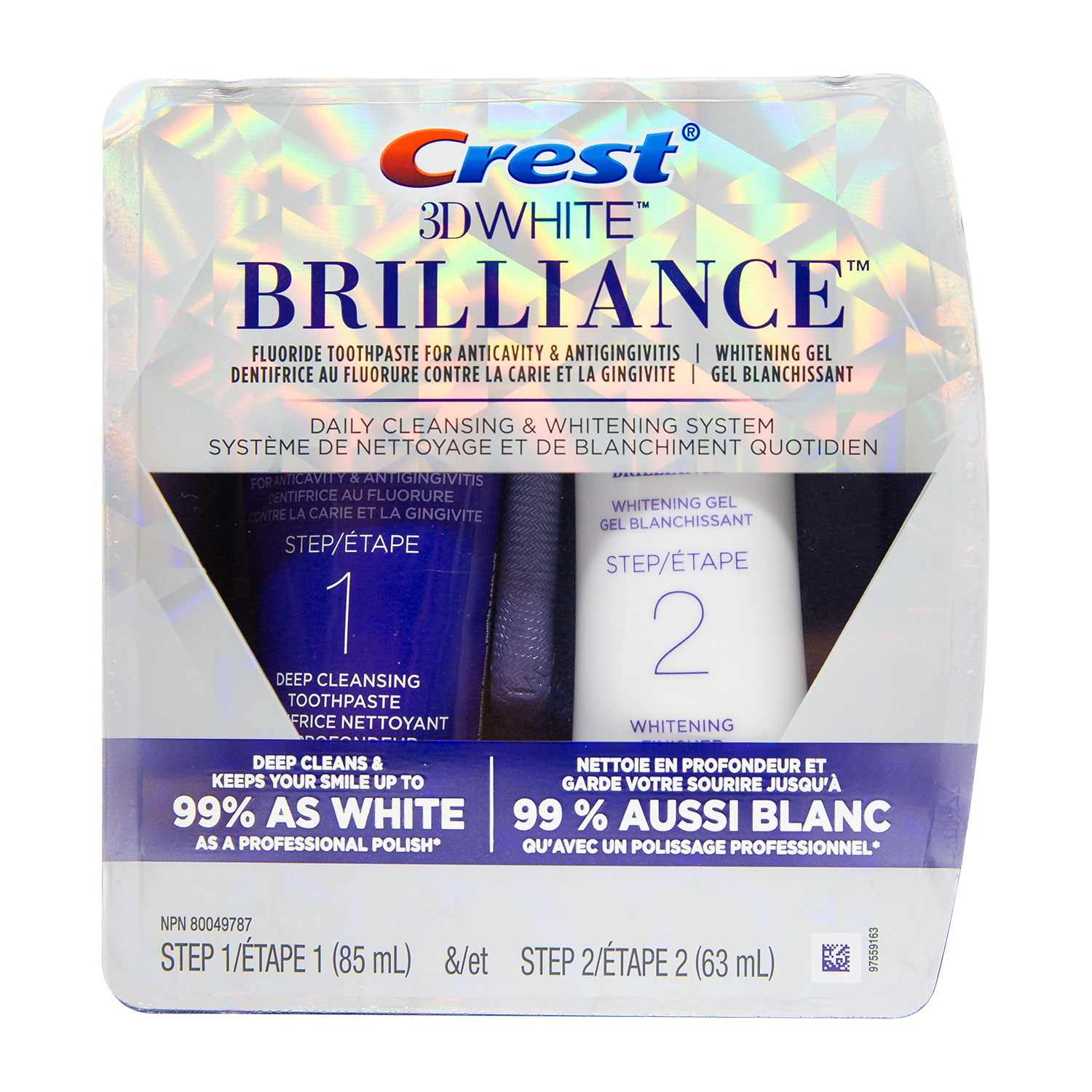 Buy Crest 3D White 2 Step Toothpaste 148 ml | Sobeys Inc.