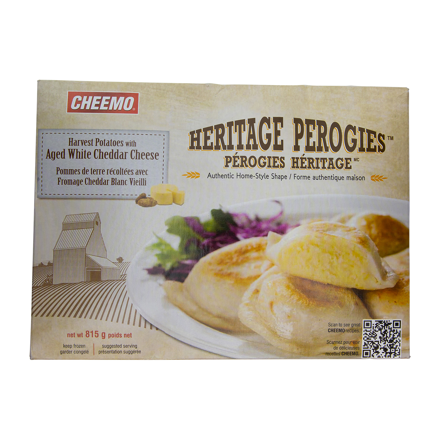 Buy Cheemo Heritage Aged White Cheddar Potatoes 815 g (frozen) | Foodland