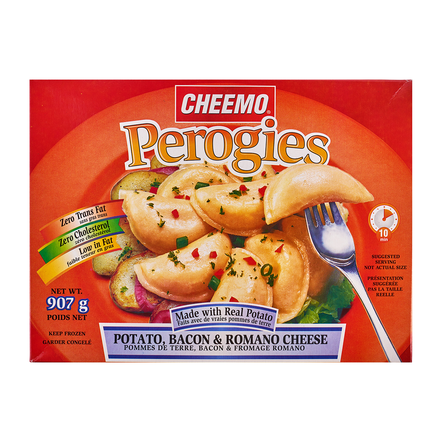 Buy Cheemo Frozen Perogies Bacon & Romano Cheese 907 g | Sobeys Inc.