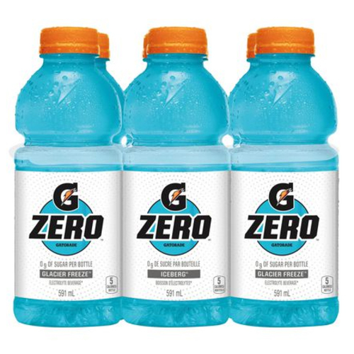 Buy Gatorade Zero Sport Drink Glacier Freeze 6 x 591 ml (bottles ...