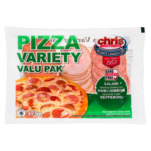 Buy Chris Brothers Sliced Pizza Meat Variety Pack 175 g | Sobeys Inc.