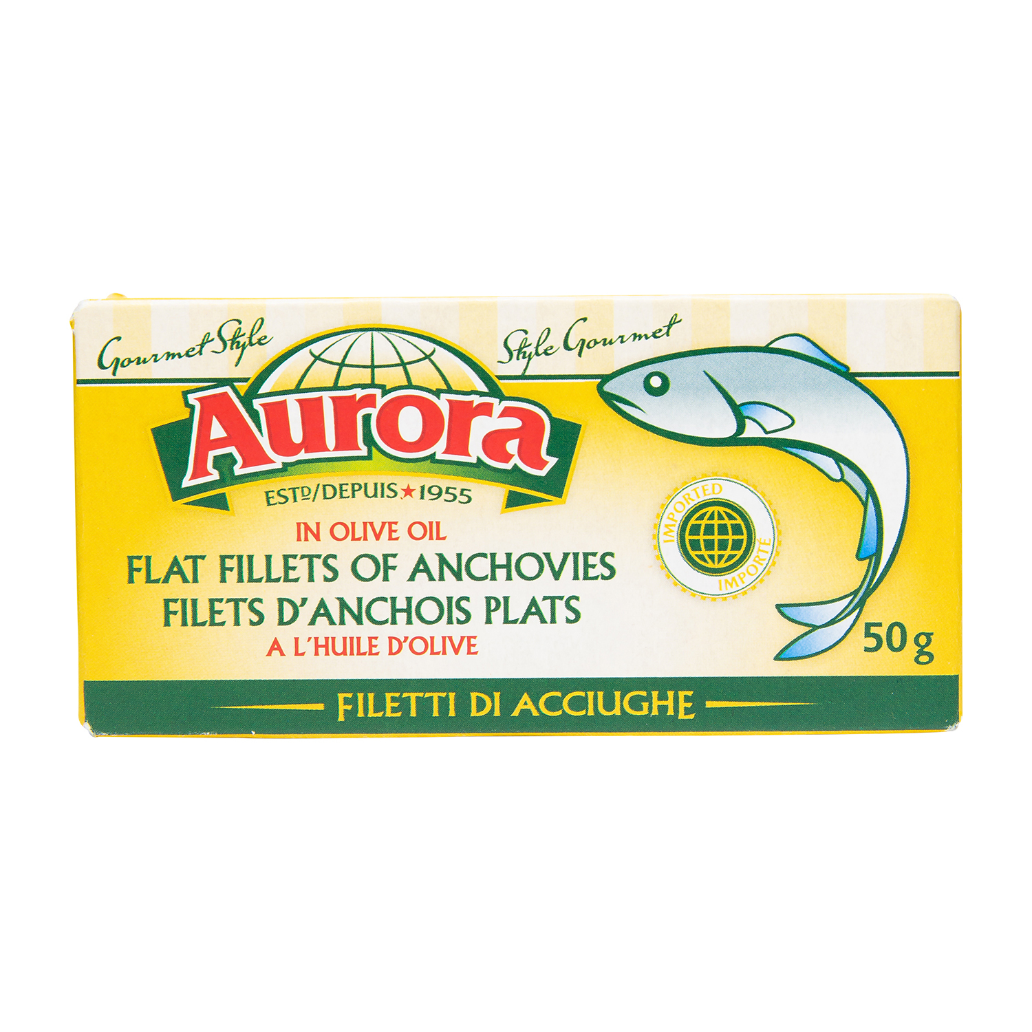 Buy Aurora Anchovy Fillets in Olive Oil 50 g | Safeway Canada