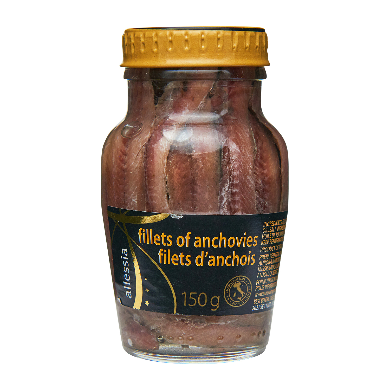 Buy Allessia Fillets Of Anchovies Large 150 g | Sobeys Inc.