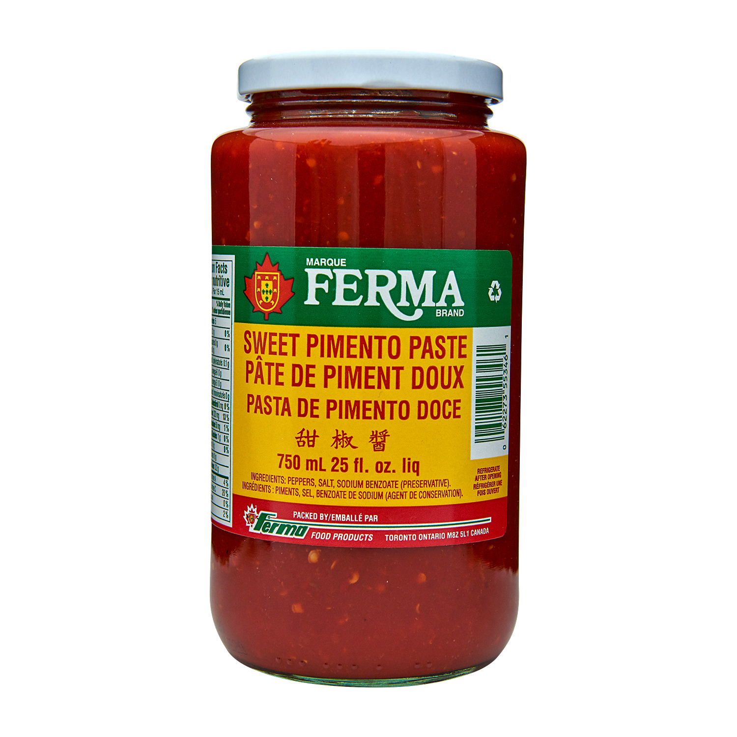Buy Ferma Sweet Pimento Paste 750 ml | Sobeys Inc.