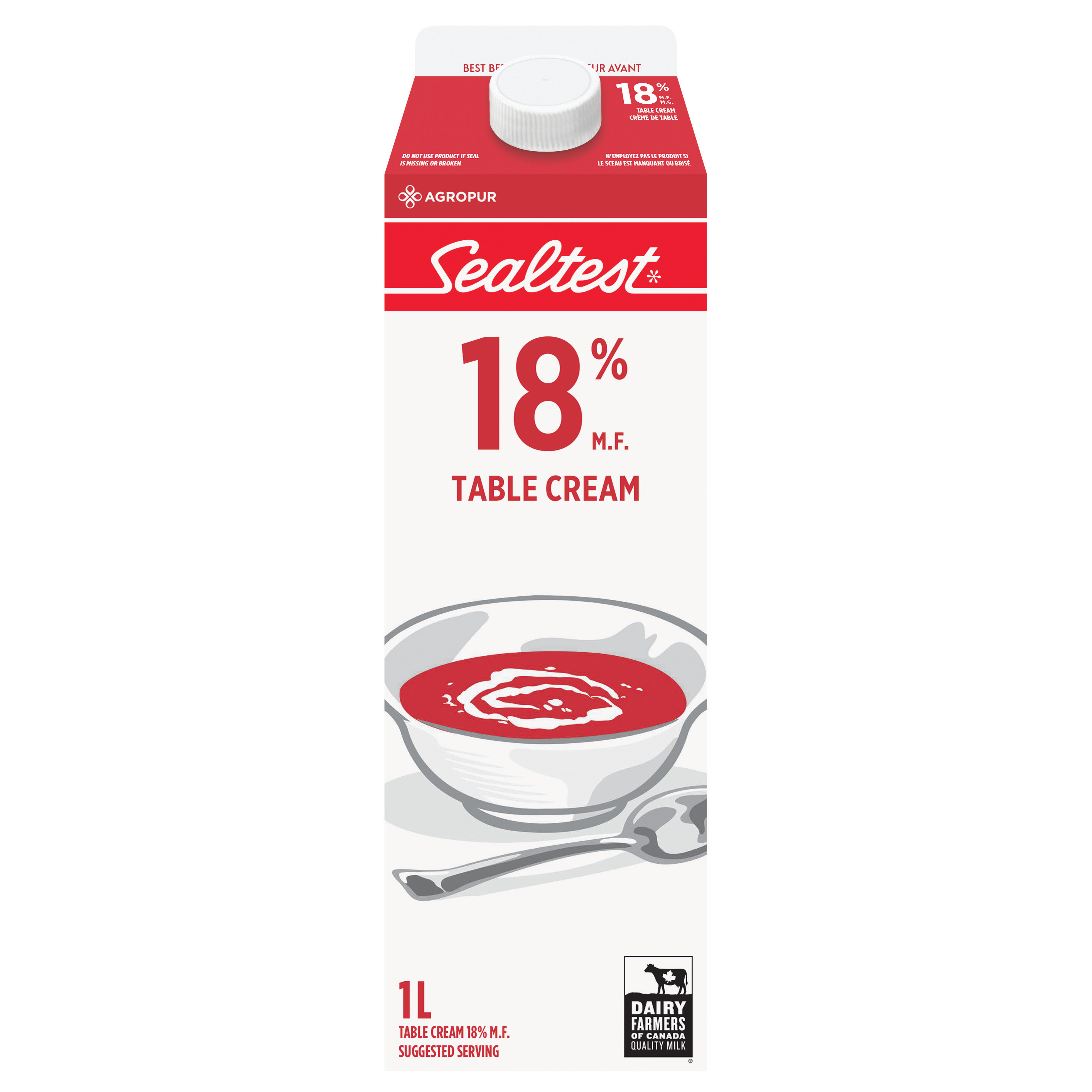 Buy Sealtest 18% Table Cream 1 L | FreshCo