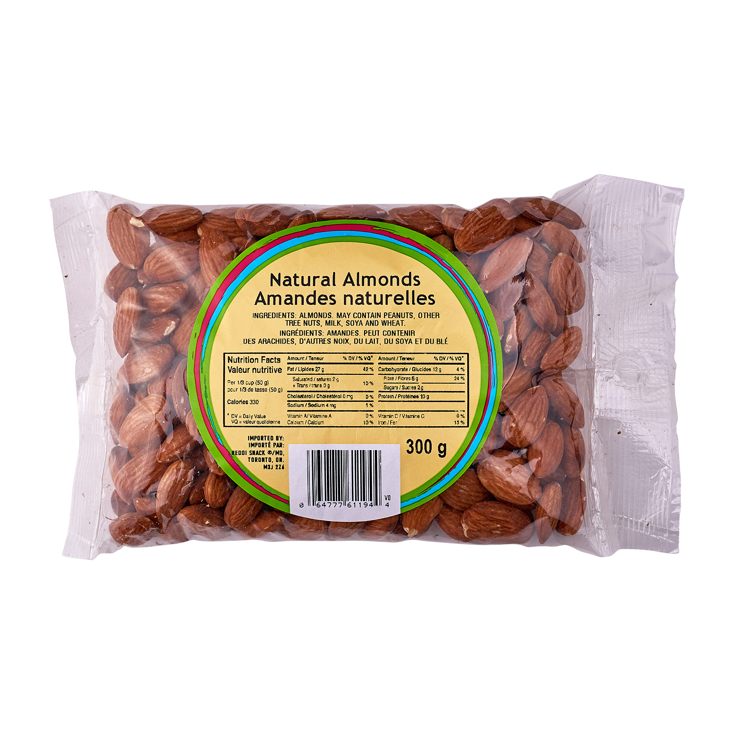 Buy Johnvince Foods Natural Non Pareil Supreme Almonds 300 g | FreshCo