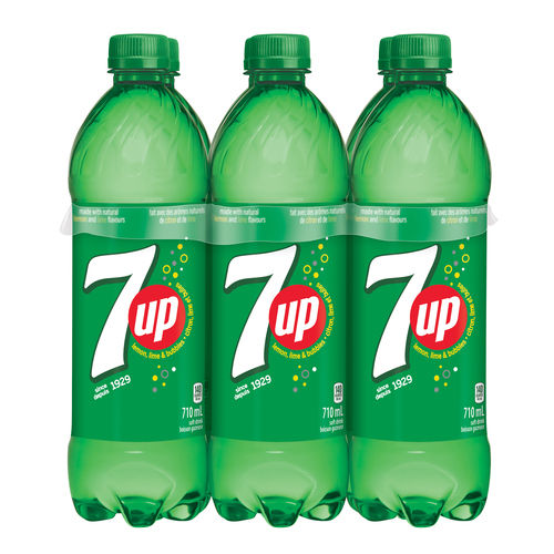 Buy 7Up Soft Drink Lemon Lime & Bubbles 6 x 710 ml (bottles) | Safeway ...