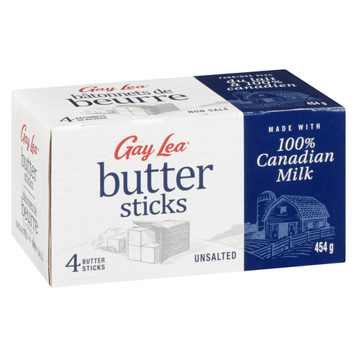 Buy Gay Lea Butter Sticks Unsalted 454 g | Sobeys Inc.