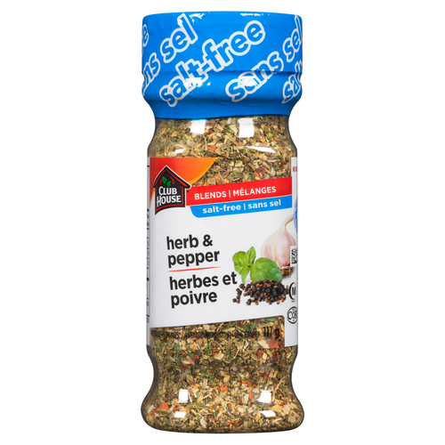 Buy Club House Signature Blends Salt Free Herb & Pepper 117 g | Safeway ...