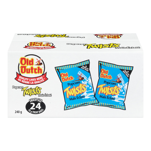 Buy Old Dutch Popcorn Twists 24 Treat Bags 240 g | Sobeys Inc.
