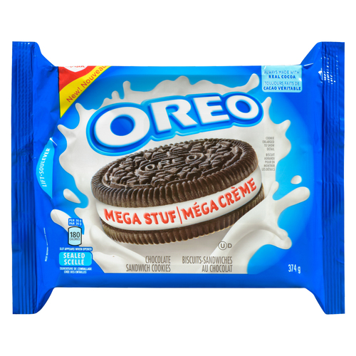 Buy Oreo Cookies Mega Stuffed Creme 374 g | Safeway Canada
