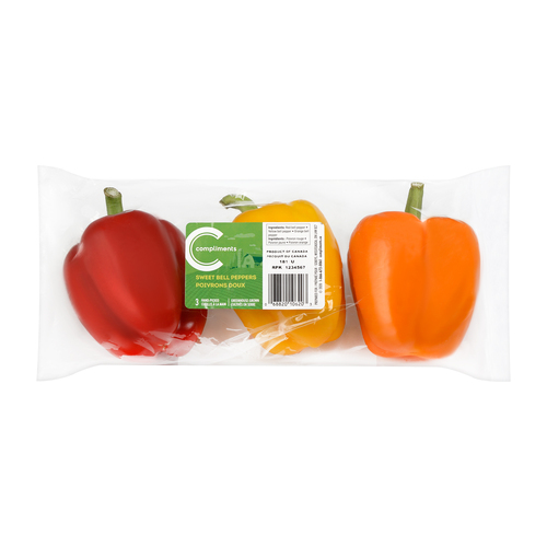 Buy Compliments Sweet Bell Peppers 3 Pack | Sobeys Inc.