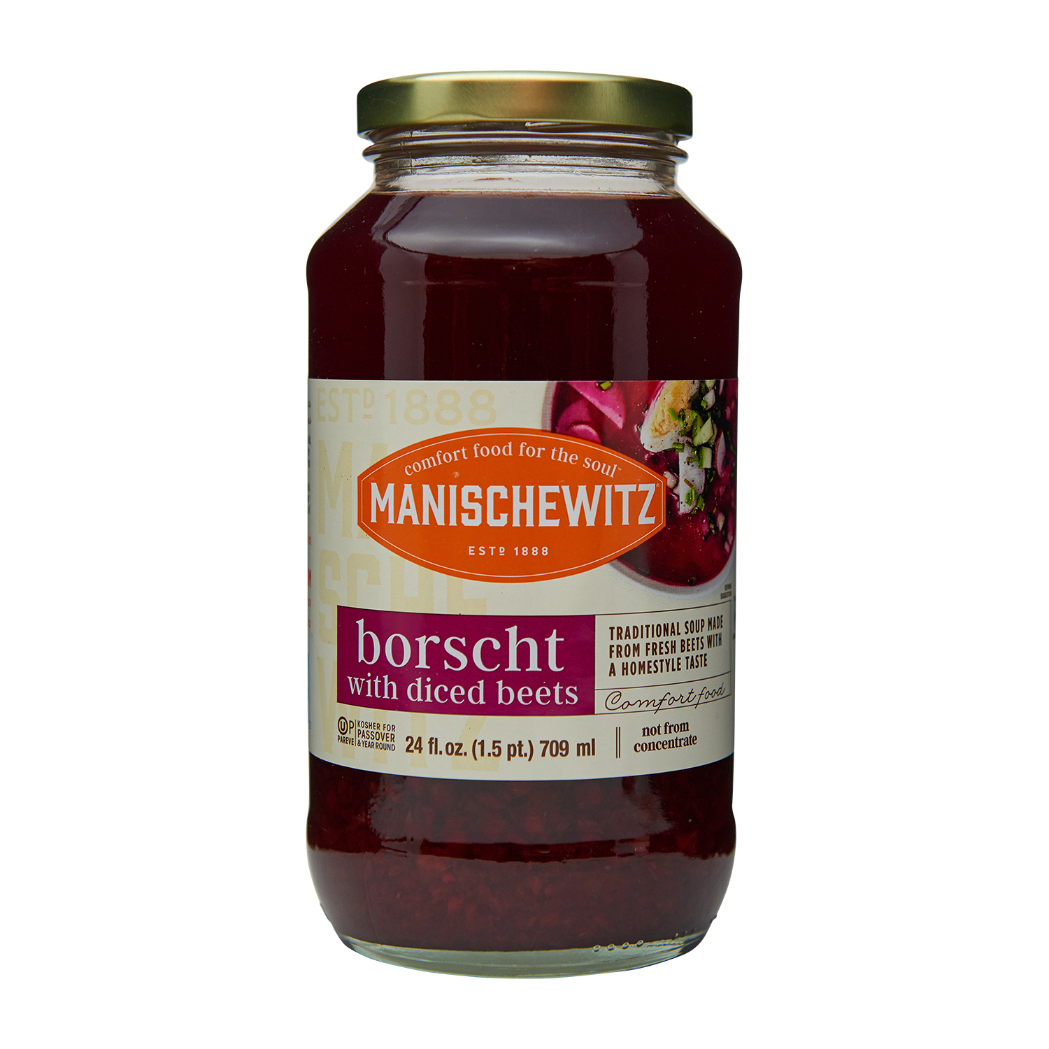 Buy Manischewitz Borscht With Diced Beets 709 ml | FreshCo