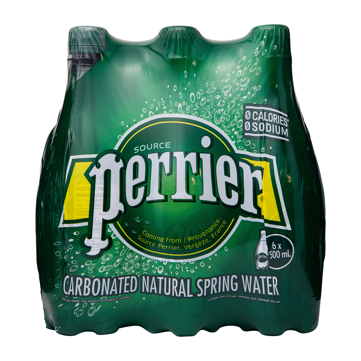 Buy Perrier Carbonated Natural Spring Water 6 x 500 ml (bottles) | Sobeys Inc.