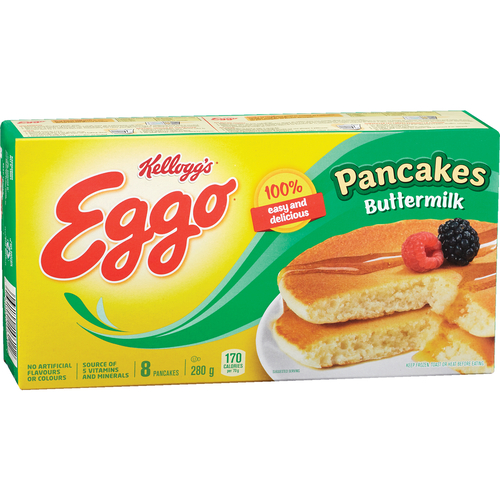 Buy Kelloggs Eggo Frozen Pancakes Buttermilk 8 Count 280 g | Safeway Canada
