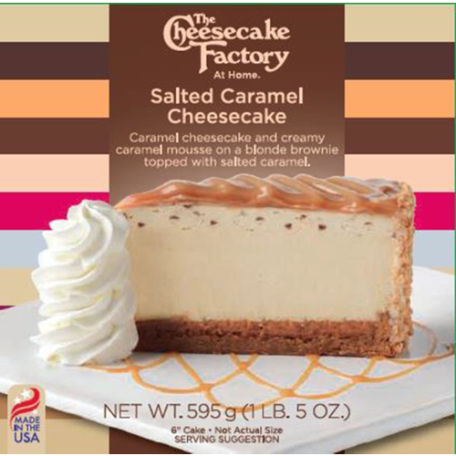 Buy The Cheesecake Factory Frozen Cheesecake Salted Caramel 595 g ...