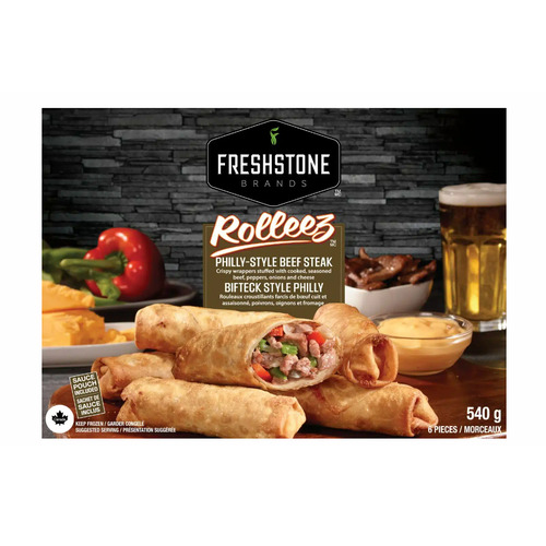 Buy Freshstone Rolleez Frozen Beef Steak Wrap Philly-Style 540 g | FreshCo