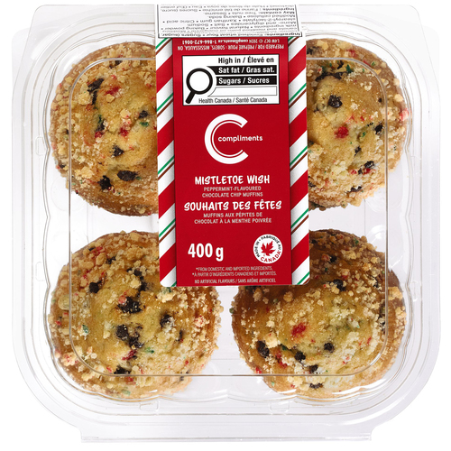 Buy Compliments Muffins Mistletoe Wish 400 g (frozen) | Sobeys Inc.