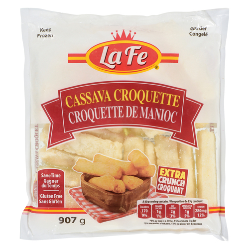 Buy La Fe Gluten-Free Frozen Cassava Croquette 907 g | FreshCo