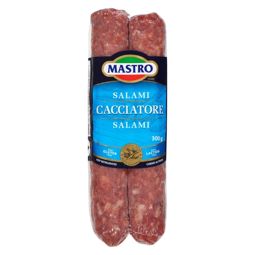 Buy Mastro Gluten-Free Deli Salami Cacciatore 300 g | Sobeys Inc.