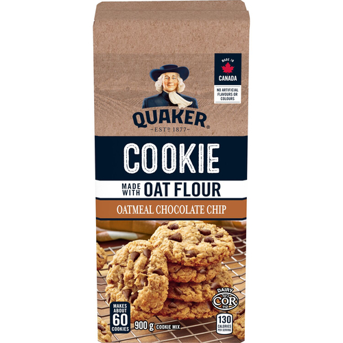Buy Quaker Oat Flour Oatmeal Chocolate Chip Cookie Mix 900 g | Sobeys Inc.