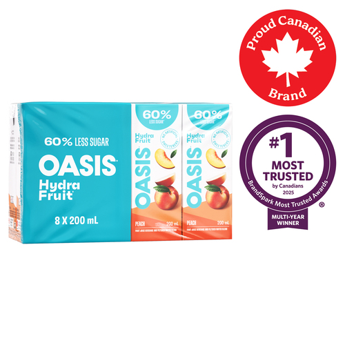 Buy Oasis Hydrafruit Juice Boxes Peach 8 x 200 ml | Safeway Canada