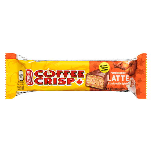 Buy Coffee Crisp Chocolate Bar Pumpkin Spice Latte Limited Edition 42 g ...