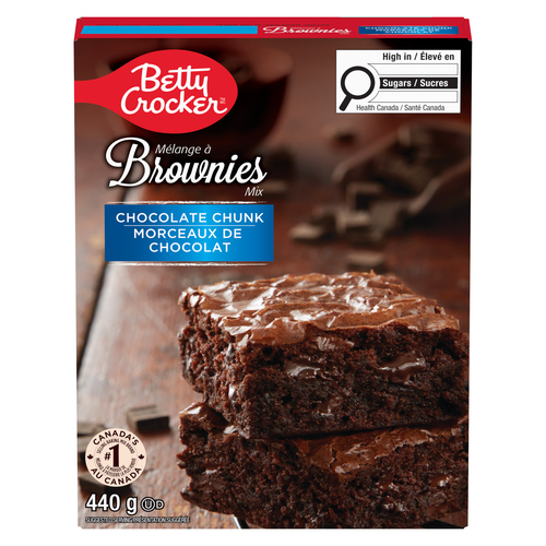 Buy Betty Crocker Brownies Mix Chocolate Chunk 16 Servings 440 g ...