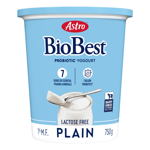 Buy Astro BioBest Lactose-Free 1% Probiotic Yogurt Plain 750 g ...