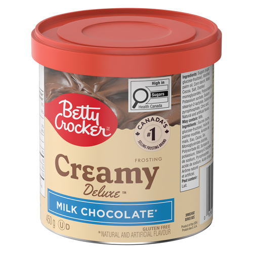 Buy Betty Crocker Gluten-Free Creamy Deluxe Frosting Milk Chocolate 450 ...