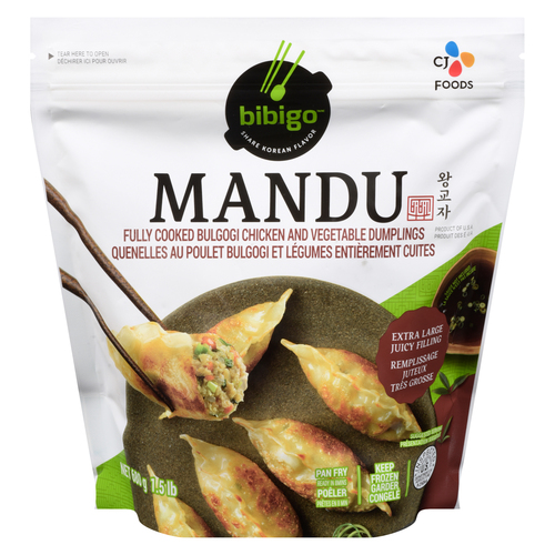 Buy Bibigo Mandu Frozen Dumplings Bulgogi Chicken & Vegetable 680 g ...