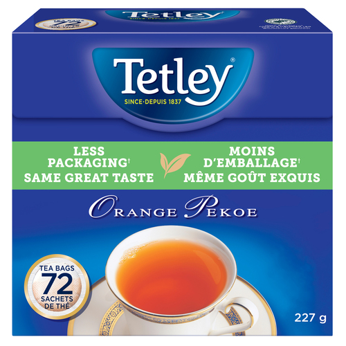 Buy Tetley Tea Orange Pekoe 72 Tea Bags | Safeway Canada