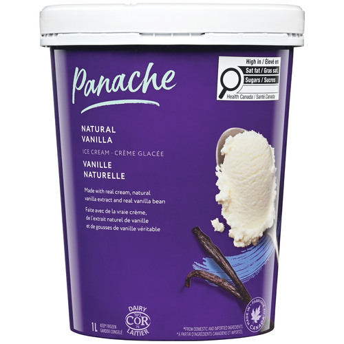 Buy Panache Ice Cream Natural Vanilla 1 L | Safeway Canada