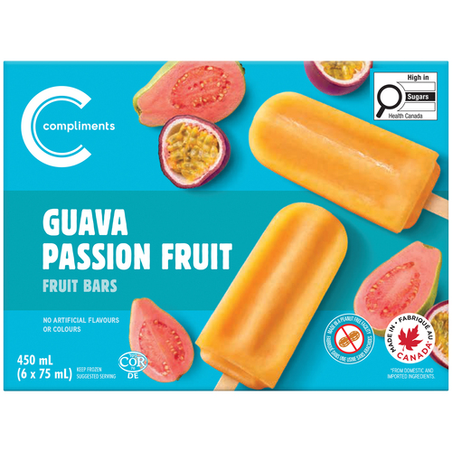 Buy Compliments Fruit Bar Guava Passion Fruit 6 x 75 ml | Safeway Canada