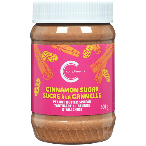 Buy Compliments Peanut Butter Spread Cinnamon Sugar 500 g | Sobeys Inc.