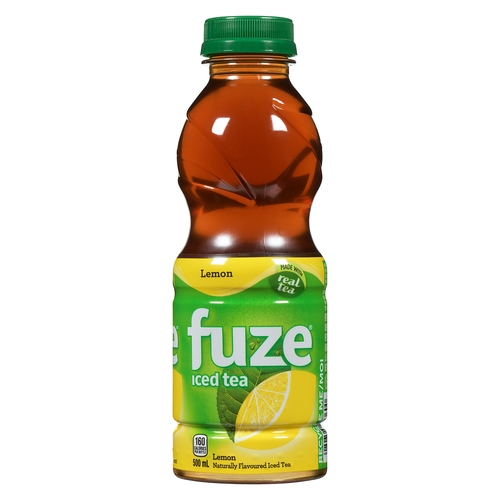 Buy Fuze Naturally Flavoured Iced Tea Lemon 500 ml (bottle) | FreshCo